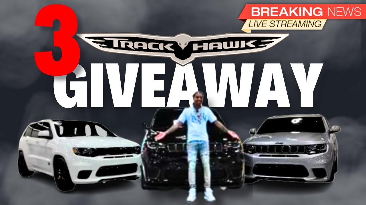 CJ on 32's Epic 3 TrackHawk Giveaway! **BREAKING NEWS** - YouTube