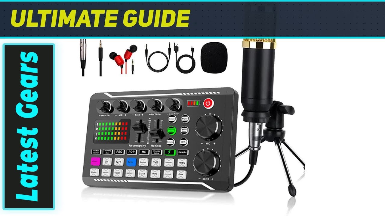 Best Live Sound Card with DJ Effects & Voice Changer for Streaming ...