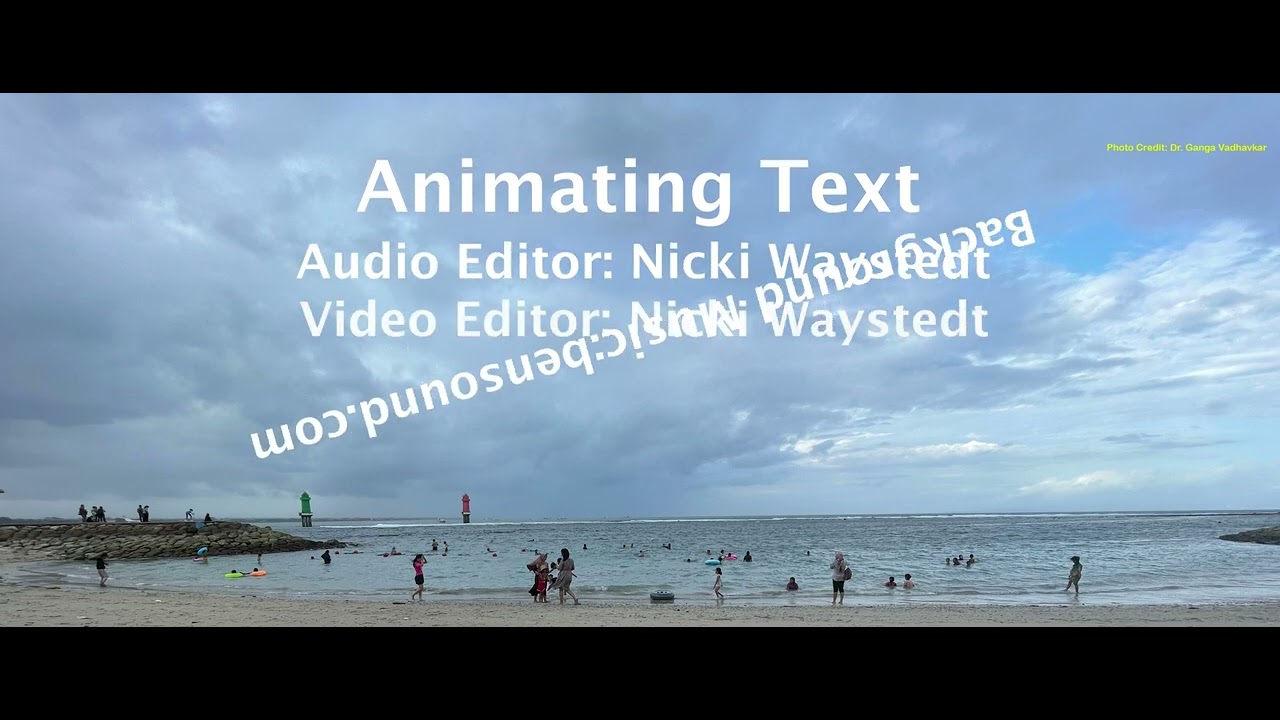 How to Animate Text for Video - YouTube