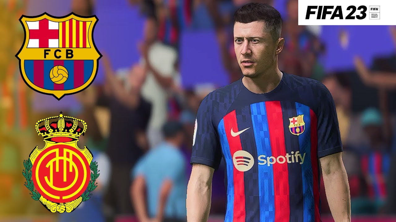 FIFA 23 | Barcelona vs Mallorca ft- Lewandowski | LALIGA Match, FIFA 23 ...