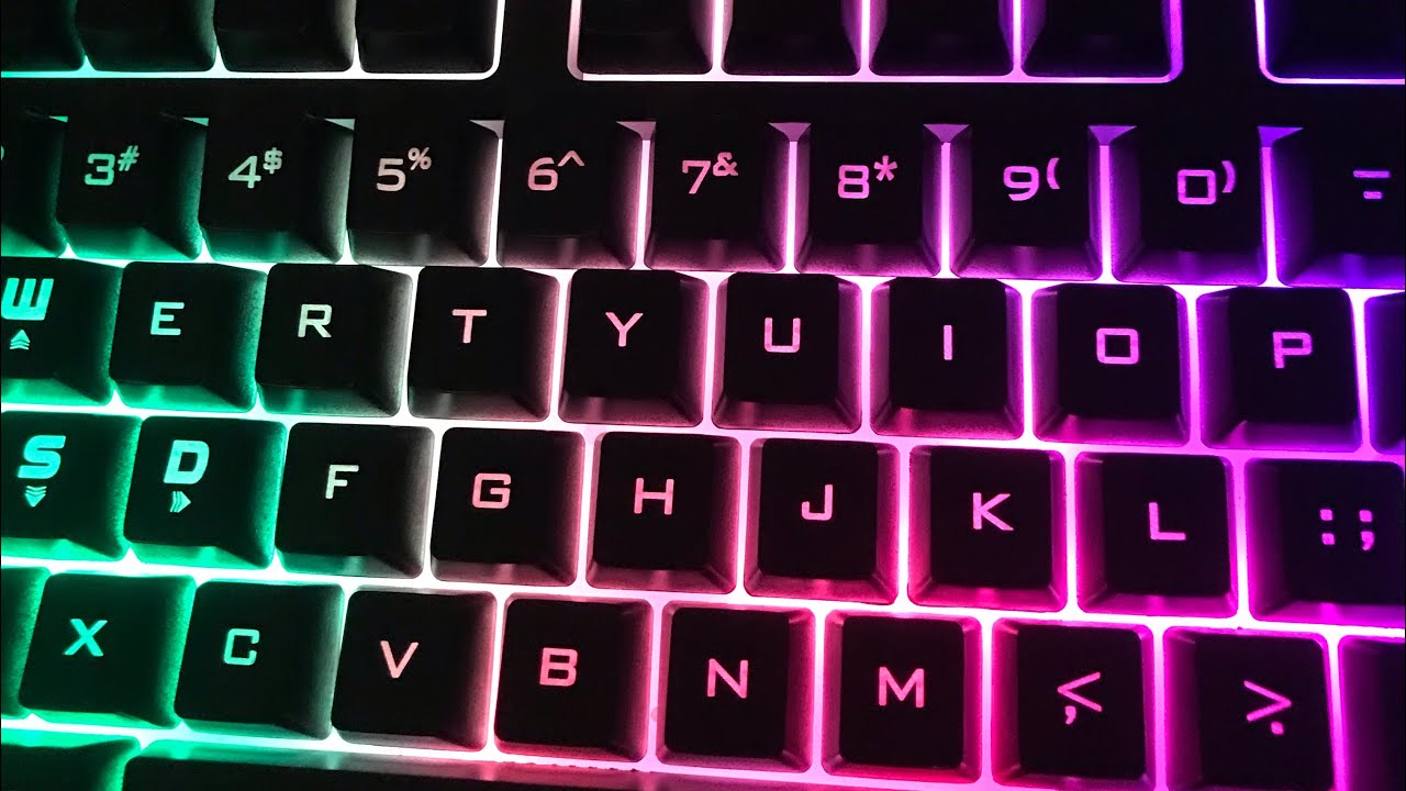 i am Reviewing lumsburry rainbow LED backlit 87 keys gaming keyboard ...