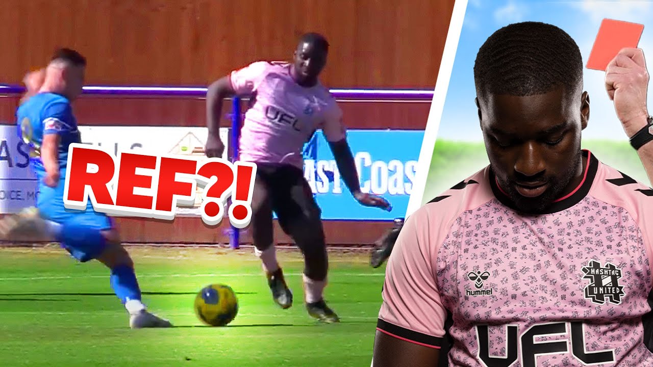 WAS THIS A RED CARD?? - You Are the Ref - Hashtag United - YouTube