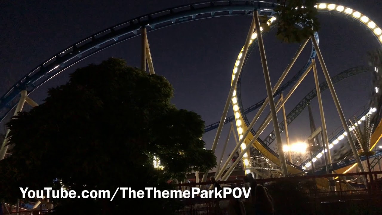 Colossus The Fire Dragon (Night Off-Ride) at Lagoon FRIGHTMARES 2018 ...