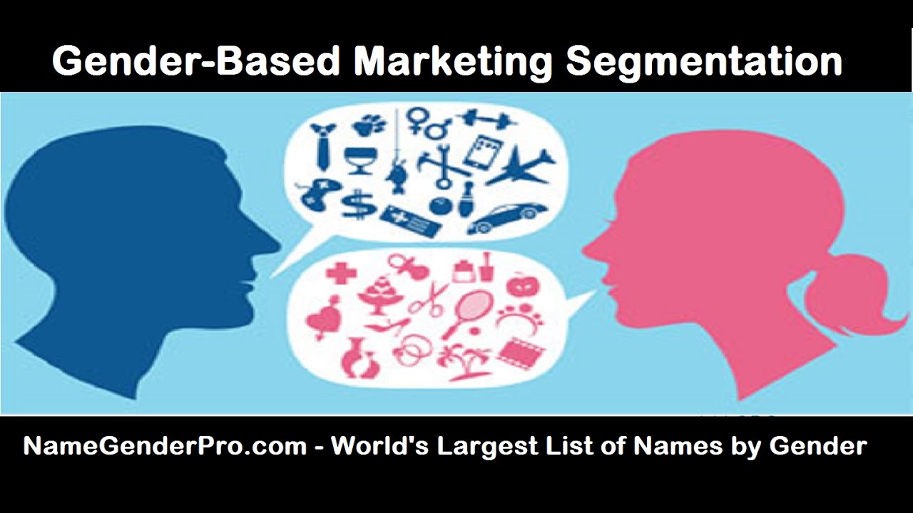 Gender-Based Marketing Segmentation - World's Largest List of Names by ...