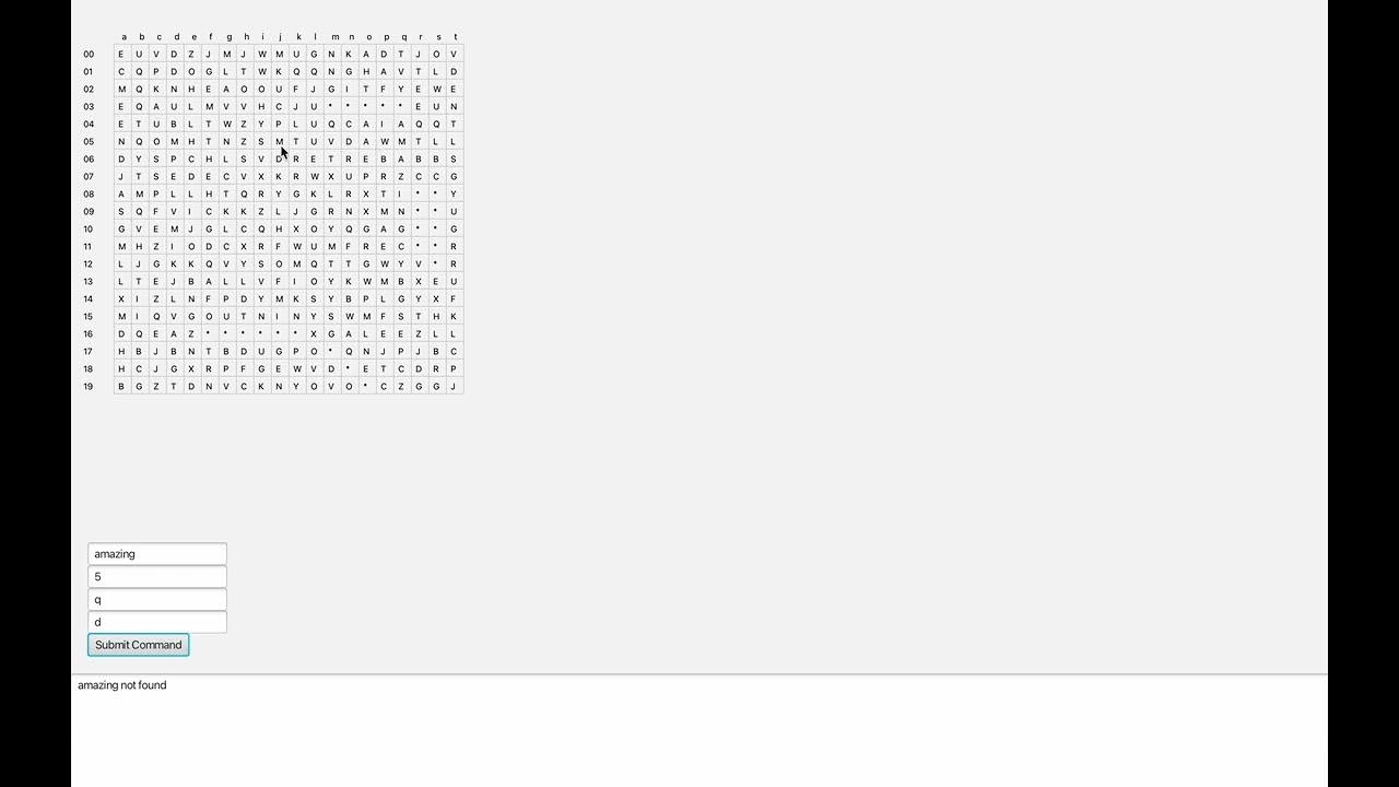 Javafx Word Search GUI. CSC210 (Fall 2024) - YouTube