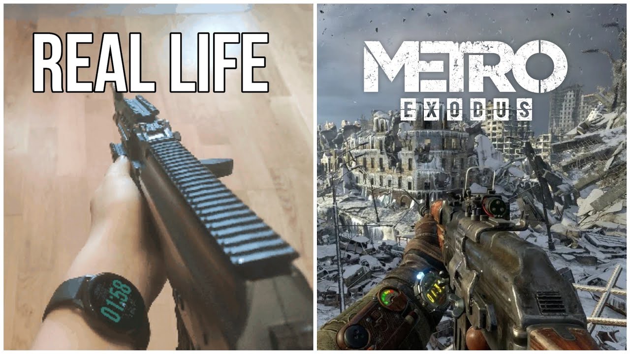 METRO EXODUS AK-47(KALASH) RELOADING IN REAL LIFE||Метро Исход ...