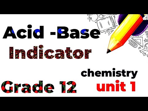 Grade 12 chemistry unit one/ acid-base indicator/based on new ...