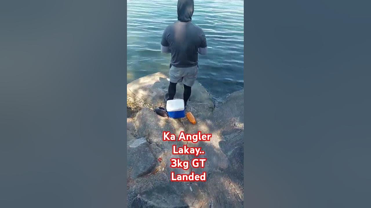 3kg Talakitok ( GT ) Landed Using Ultra Light Rod. - YouTube