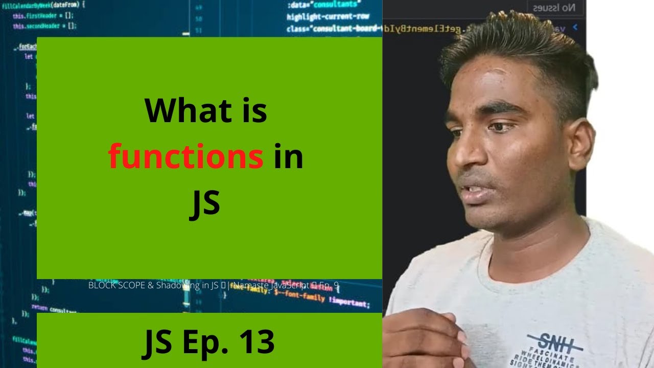 What is functions in JS 🔥| Vanakam JavaScript 🙏 Ep. 13 || By - Vino ...