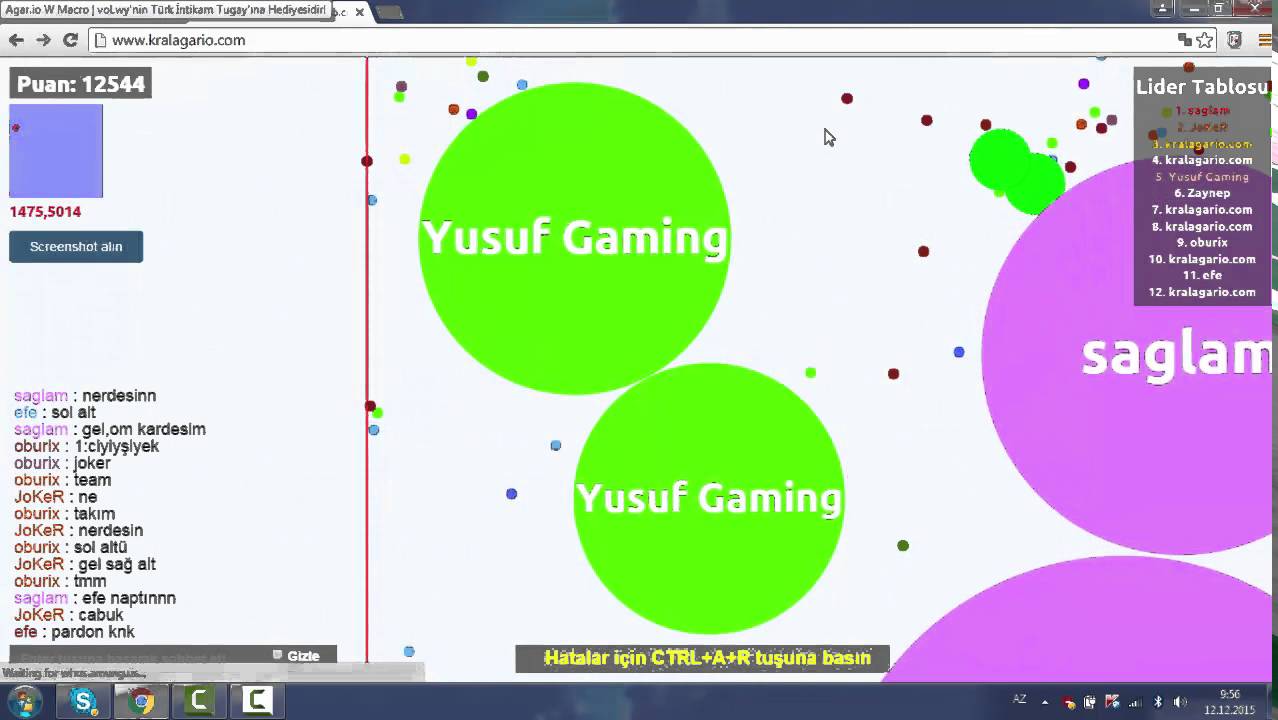 Agar.io #1 bölüm - YouTube