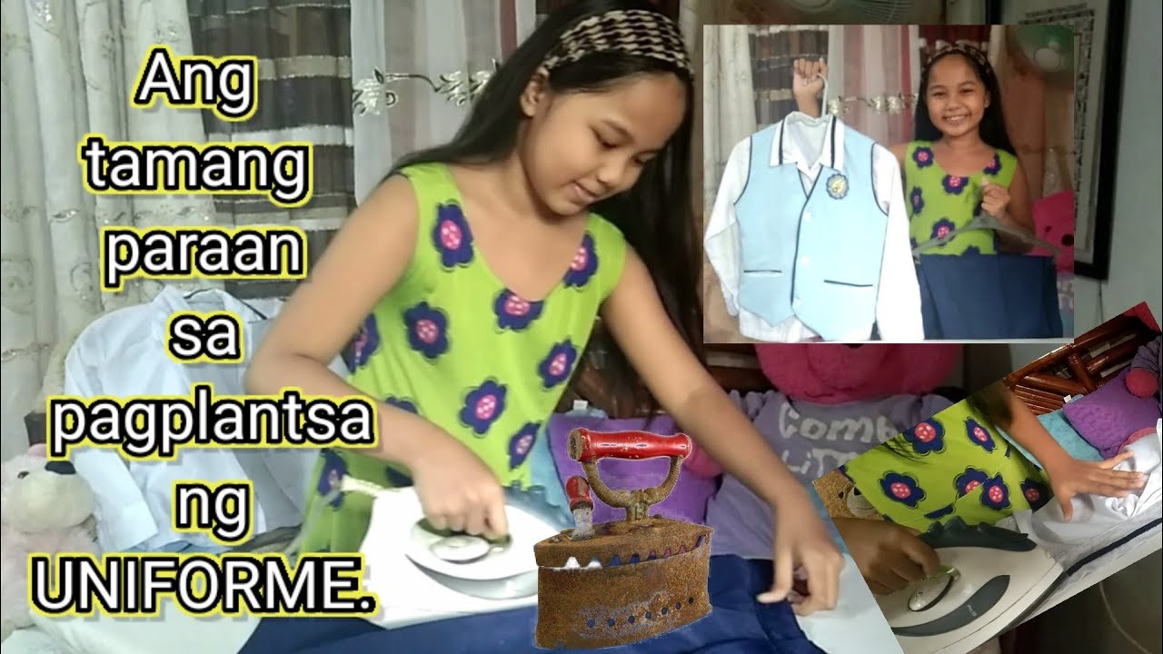 Ang tamang paraan ng pagplantsa ng UNIFORME. - YouTube