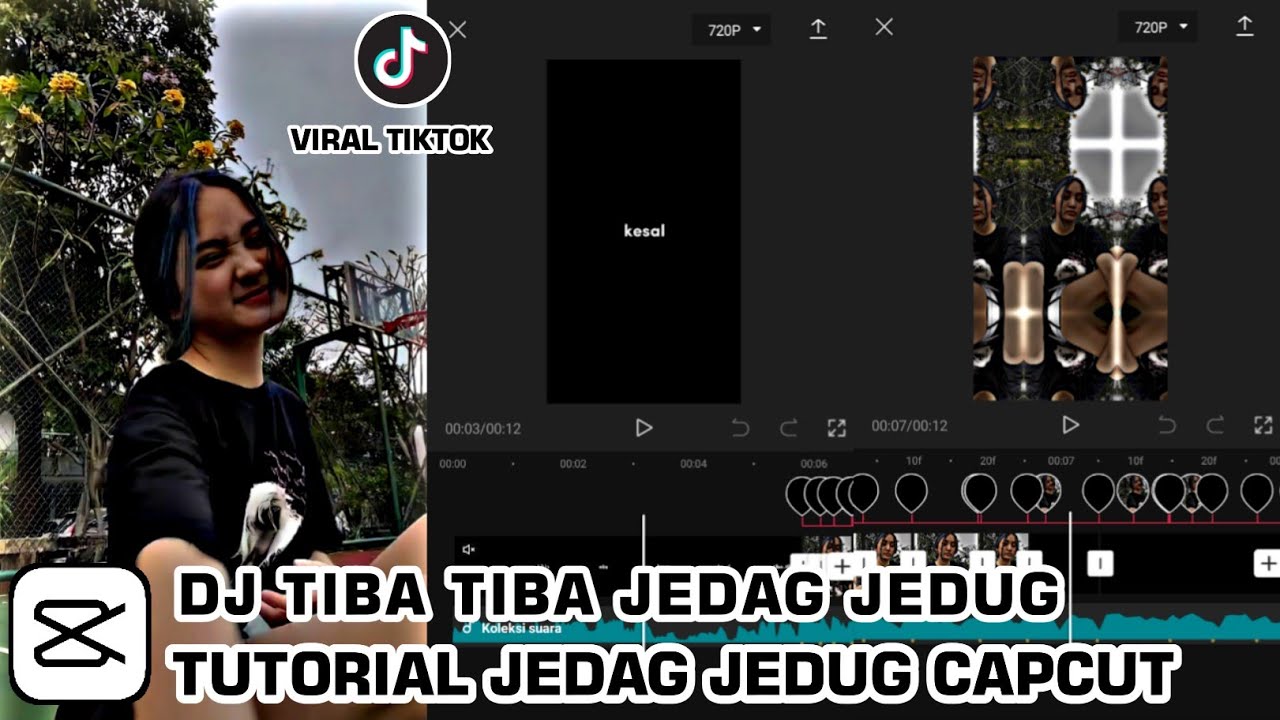 TUTORIAL EDIT VIDEO CAPCUT DJ TIBA TIBA JEDAG JEDUG VIRAL DI TIKTOK🔥 - YouTube