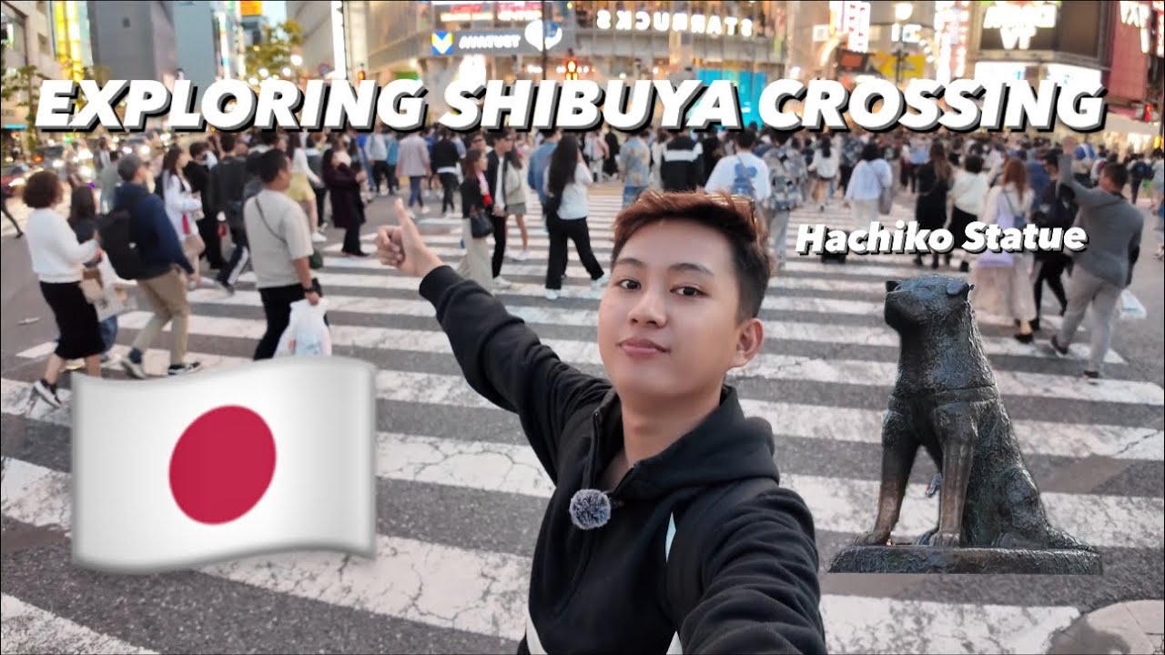 JAPAN VLOG | Shibuya Street Crossing | Hachiko Statue | Rodolf Jamilla ...