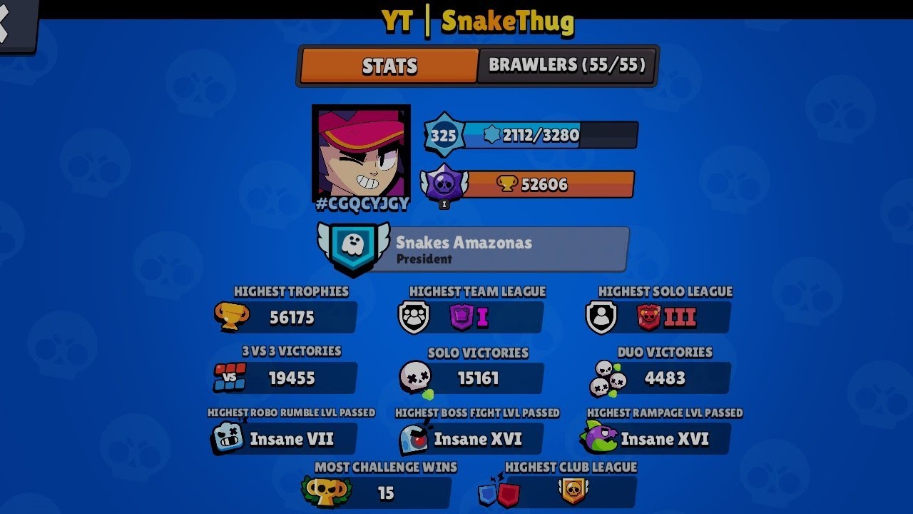 I Played against @SnakeThug-BS (50k trophy player) - YouTube