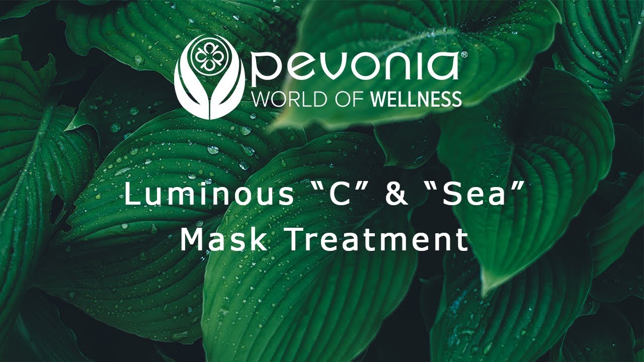 Pevonia Luminous C & Sea Mask Treatment - YouTube