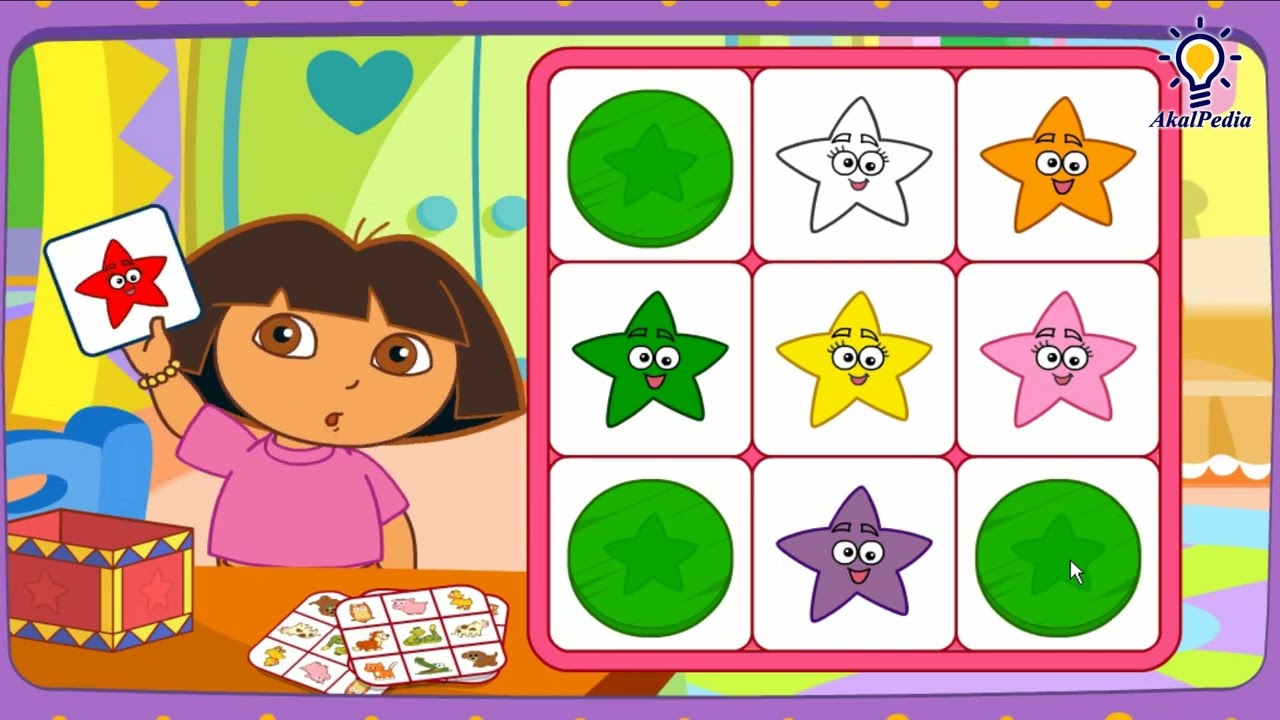 GamePlay Dora the Explorer™: Dora Says It Two Ways Bingo (Flash) - Full ...