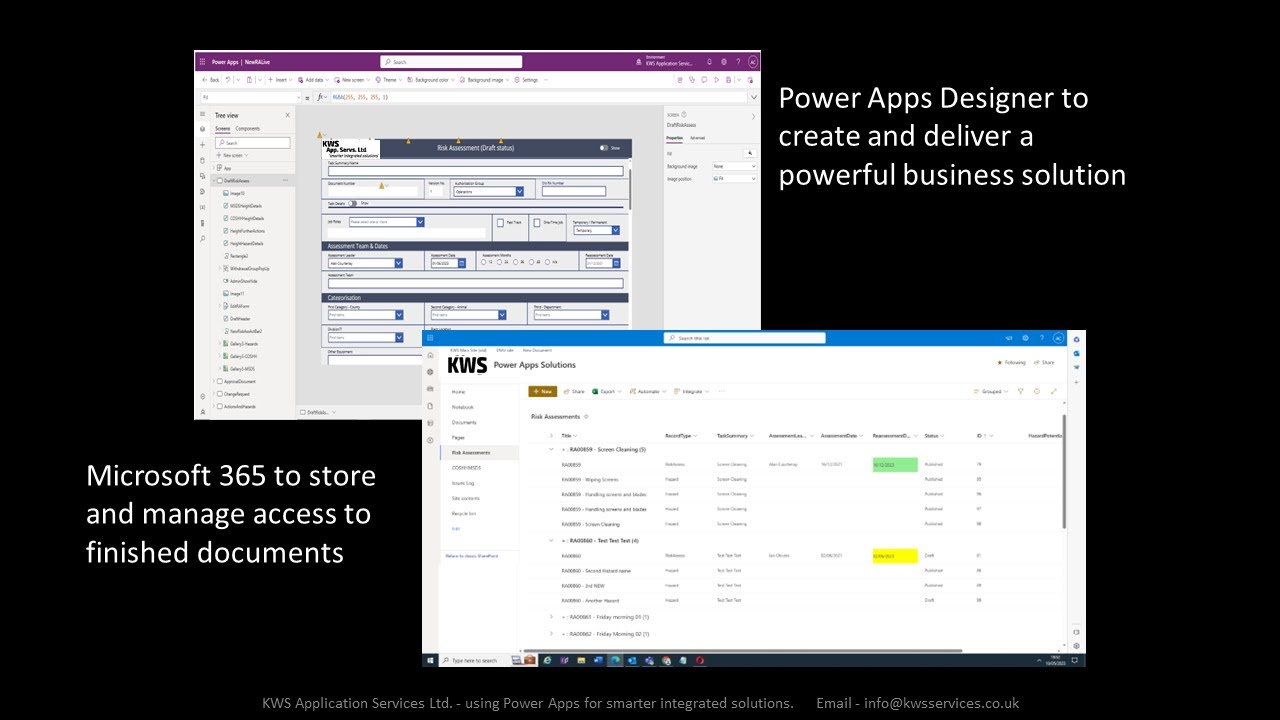 Power App based Health & Safety Risk Assessment Management solution ...