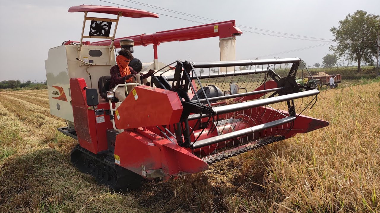 Lovol Rice harvesting machine|Lovol harvester performance|Lovol RG 108 ...