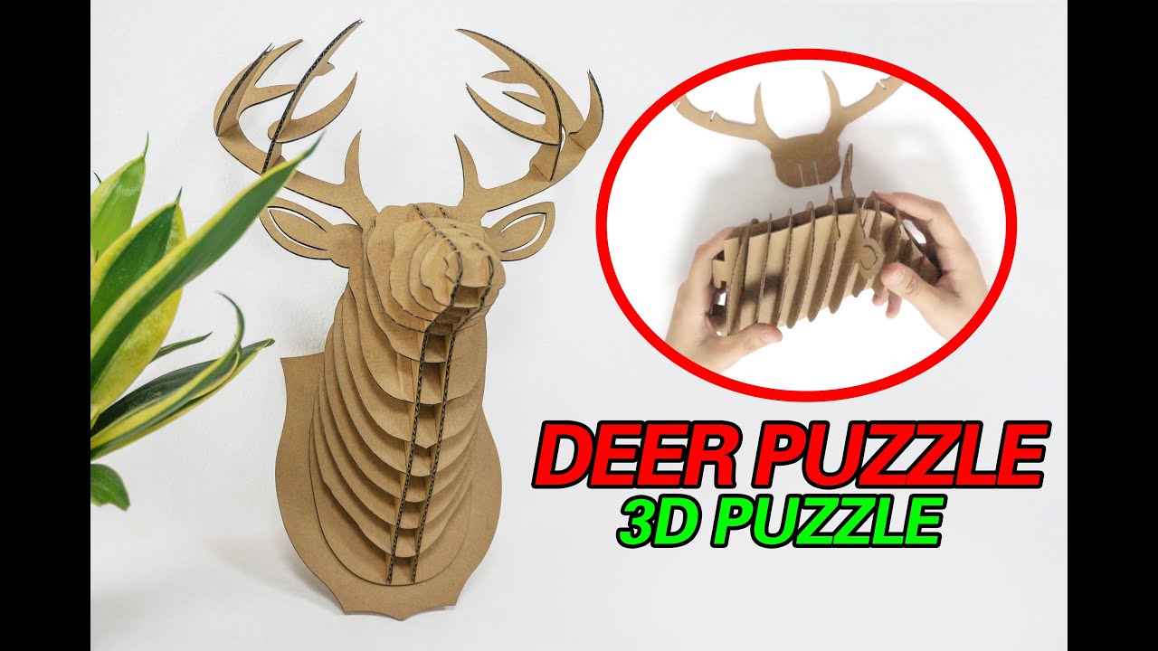 How To Make A Cardboard Deer Head