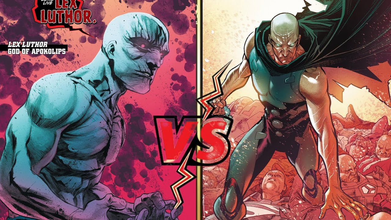 Lex Luthor God of Apokolips vs Apex Lex - YouTube