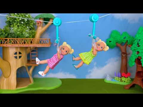 Barbie Doll Toddler Summer Camp Zipline Story