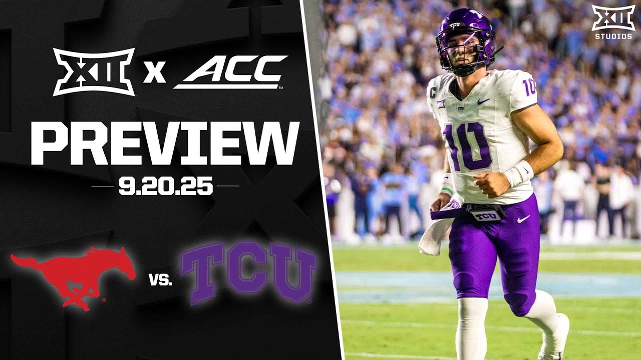 Big 12 vs ACC Preview: TCU vs SMU | Big 12 Football - YouTube