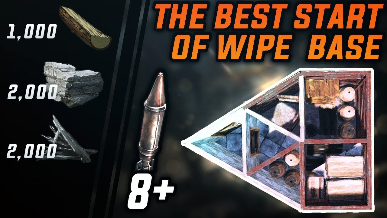 RUST | The Best Solo/Duo Starter Base To Farm For Main - YouTube