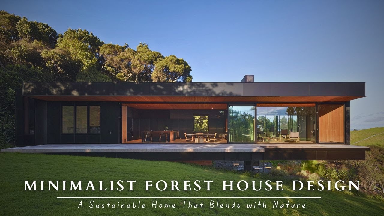 Minimalist Forest House Design: A Sustainable Home That Blends with ...