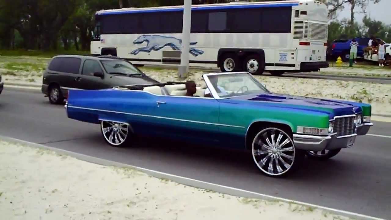 Outrageous Painted Cadillac on 26's - YouTube