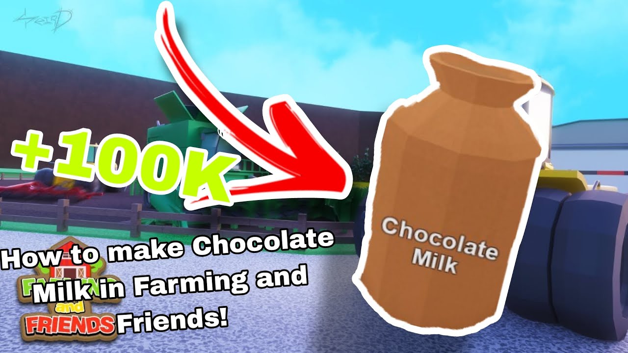 How to make Chocolate Milk in Farming And Friends ROBLOX! - YouTube