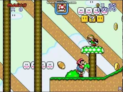 Super Mario World Revival | World 5-6: Cloud Ride - made with Super ...