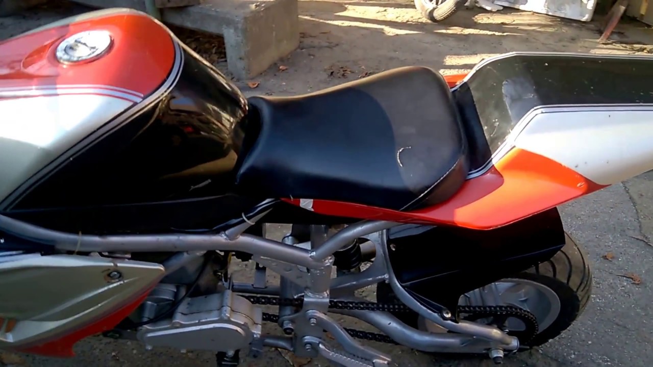 Midi Moto Pocket Bike X7 - YouTube