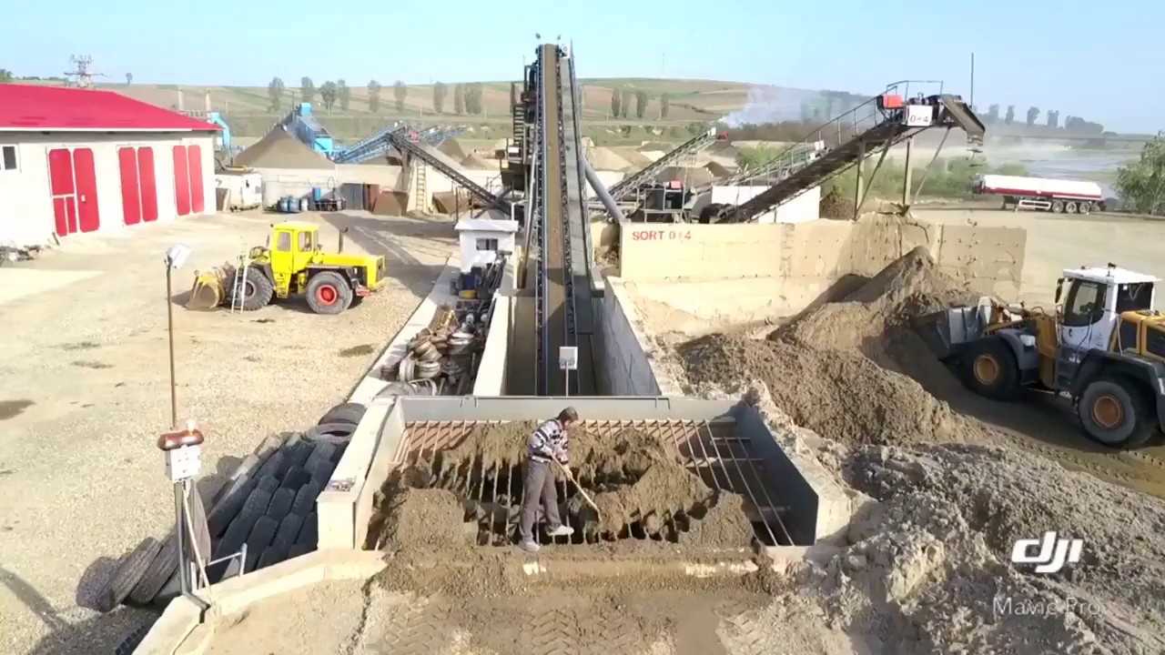 Statia de sortare Balastiera Corni - Try Grup Botosani - YouTube