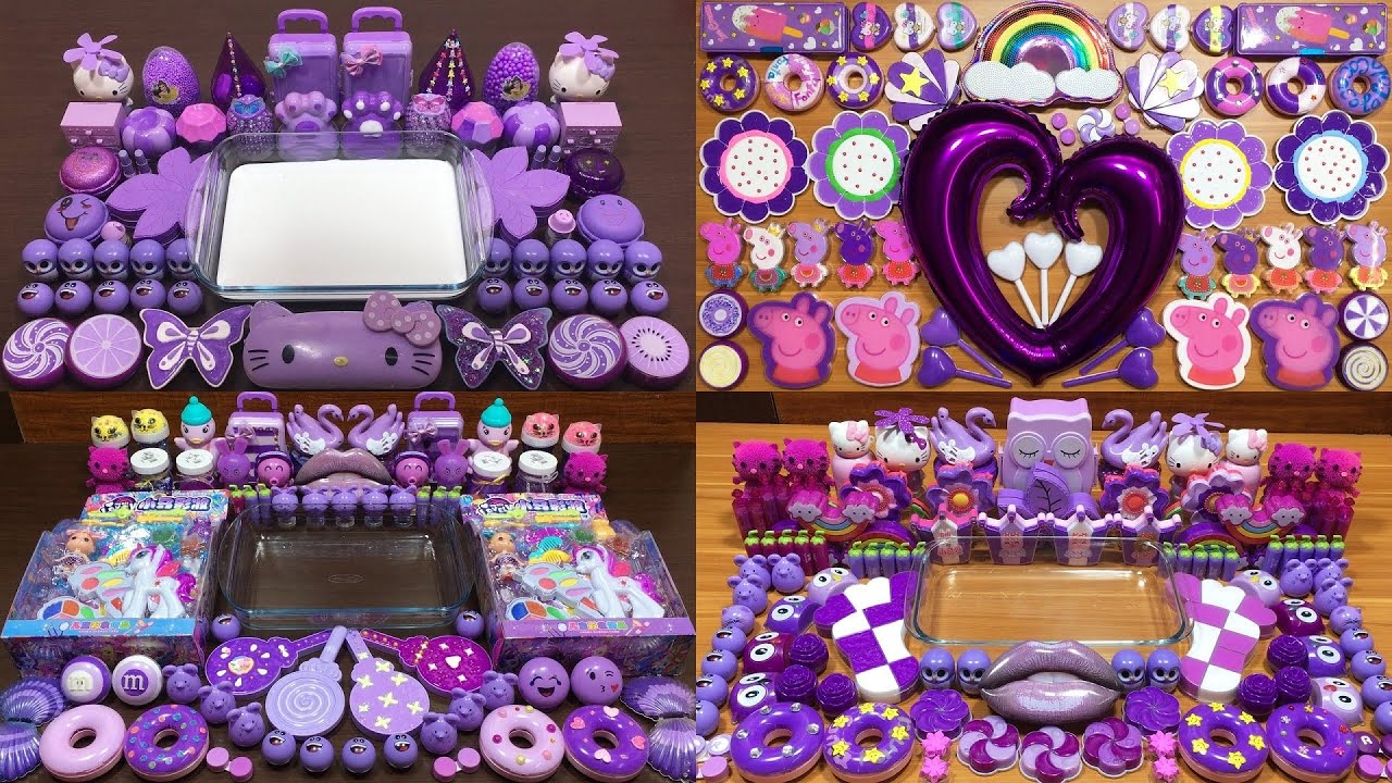 SERIES SPECIAL Purple Slime - Mixing Random Things into Slime ...