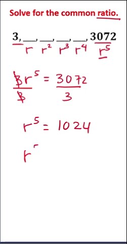 Finding Common Ratio || Geometric Sequence - YouTube