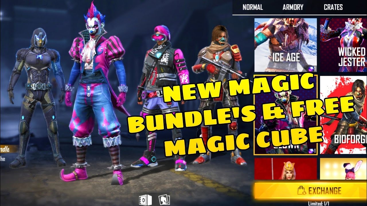 New bundle's in magic cube store||Free magic cube||FF Addicted||Garena ...