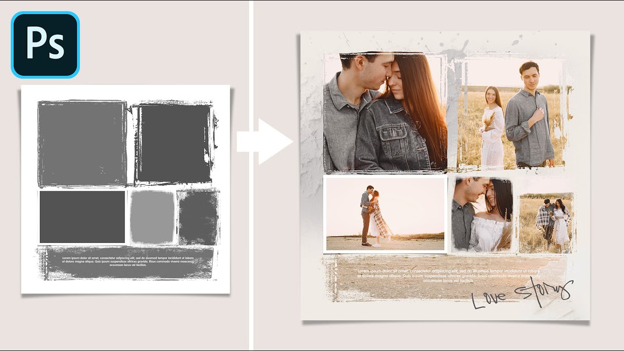 Photo Album Template Tutorial - YouTube