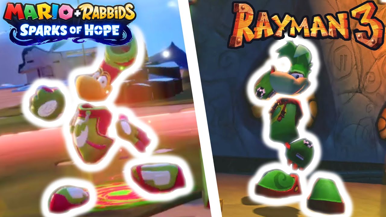 EVERY Rayman reference in Mario + Rabbids! - YouTube