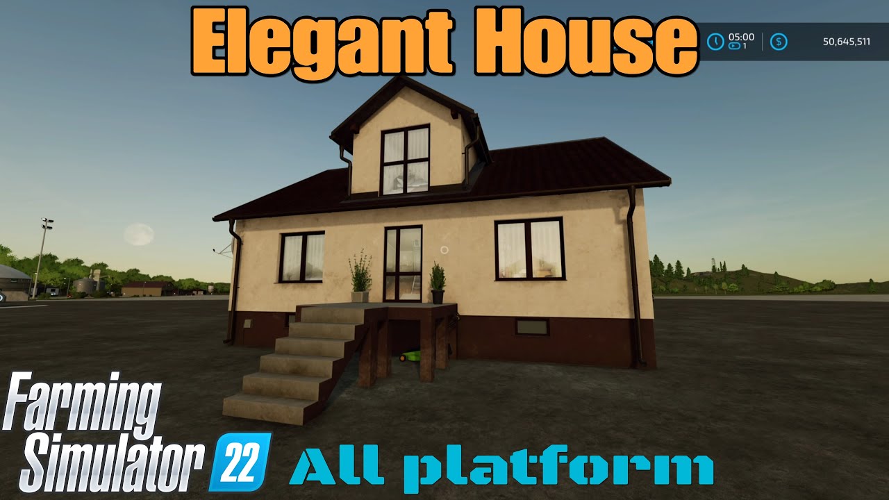 Elegant House / Mod for all platforms on FS22 - YouTube