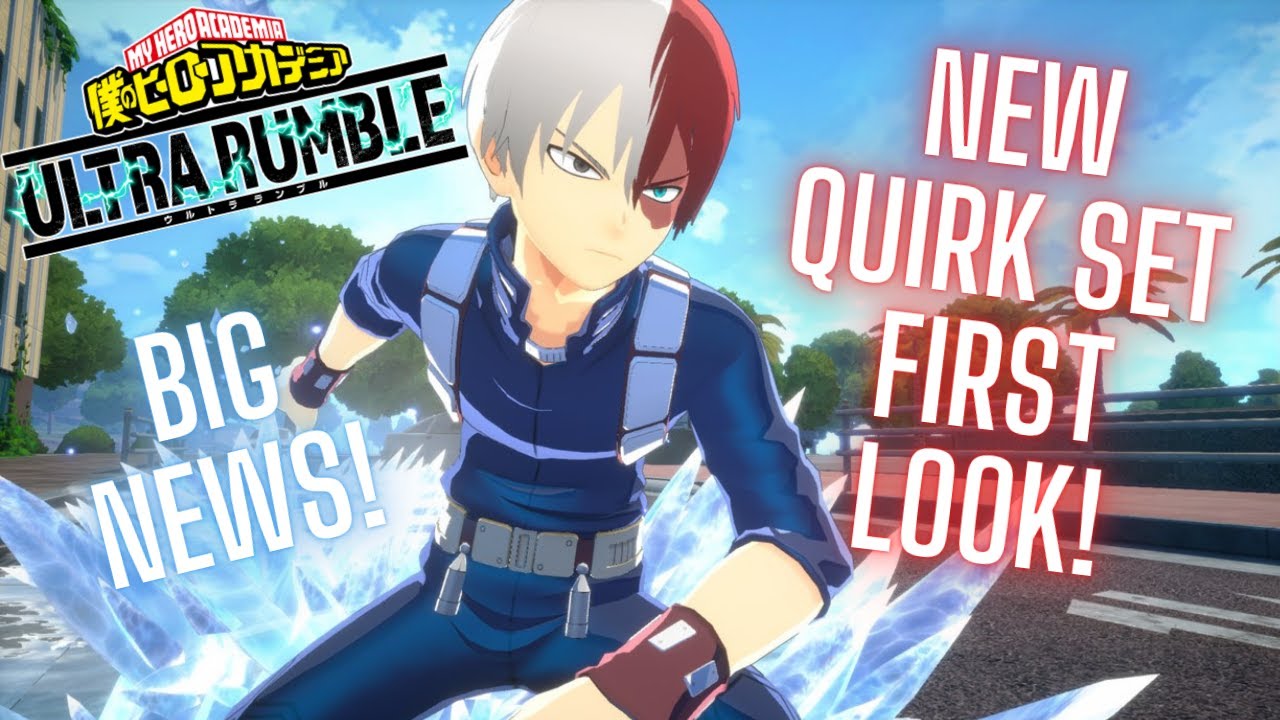 SHOTO!!! NEW QUIRK SET FIRST LOOK! - My Hero Ultra Rumble News - YouTube