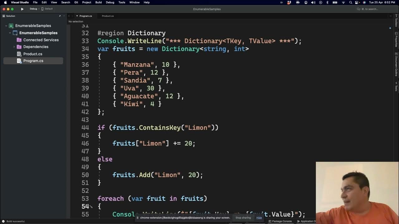 Tutorial 70 - Parte 28 - IEnumerable - Dictionary - YouTube