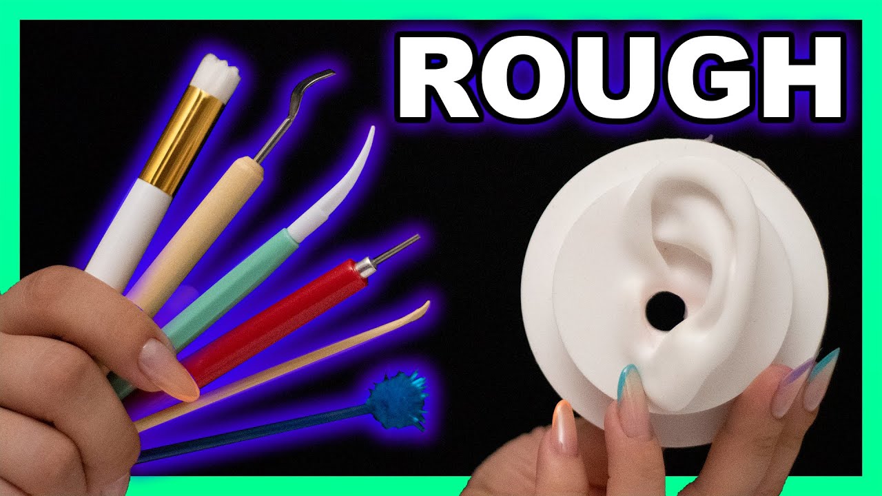 Asmr Rough Ear Cleaning No Talking 1 Hour To Help You Sleep Youtube