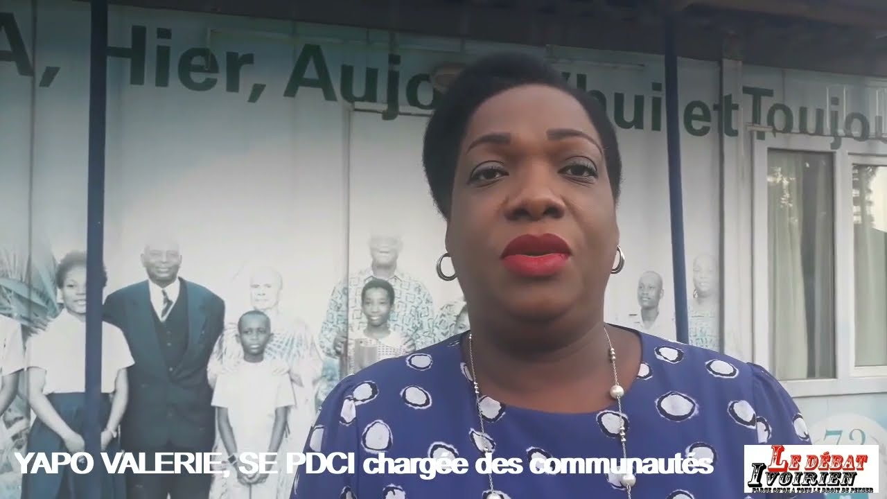 LEDEBATV-à la rencontre du S.E. du PDCI installée-Yapo Valérie, chargée ...