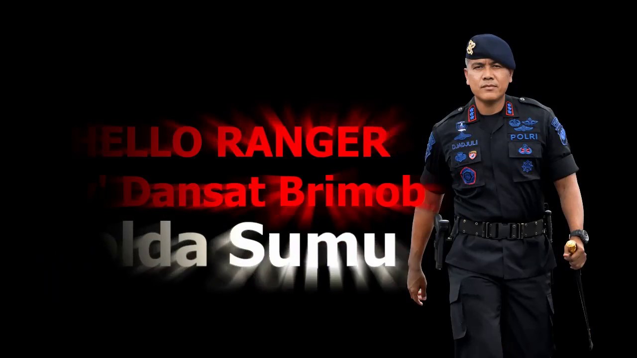 "HALLO (HEY YOU) RANGER" Dansat Brimob Polda Sumut 2018 - YouTube