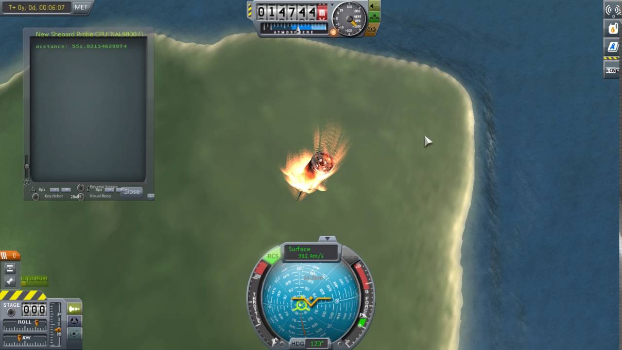 New Shepard-style landing in KSP/KOS - YouTube