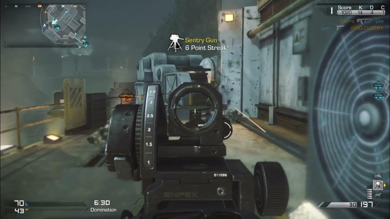 Call of Duty® Ghosts Multiplayer Bots - Domination - Behemoth - YouTube