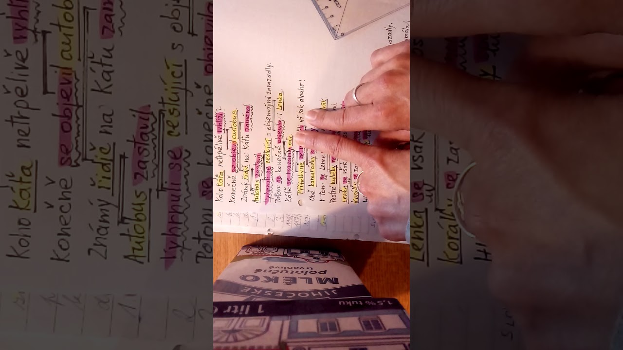 Holé a rozvité základní větné členy - YouTube