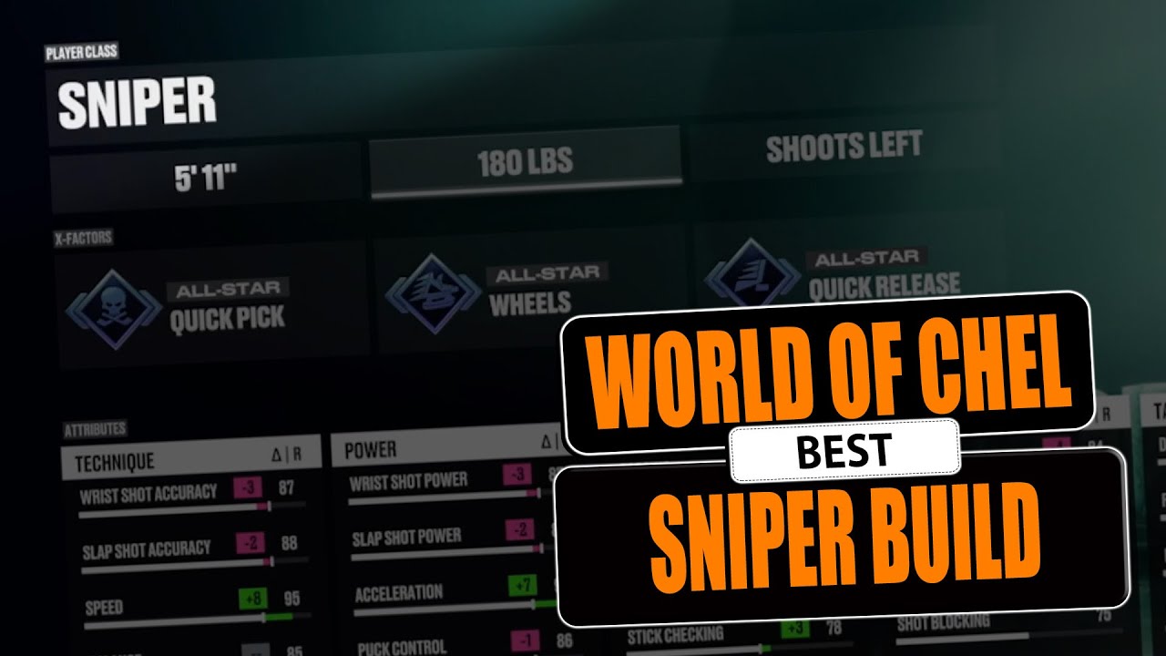 NHL 26 Best SNIPER Player Build For World of Chel! - YouTube