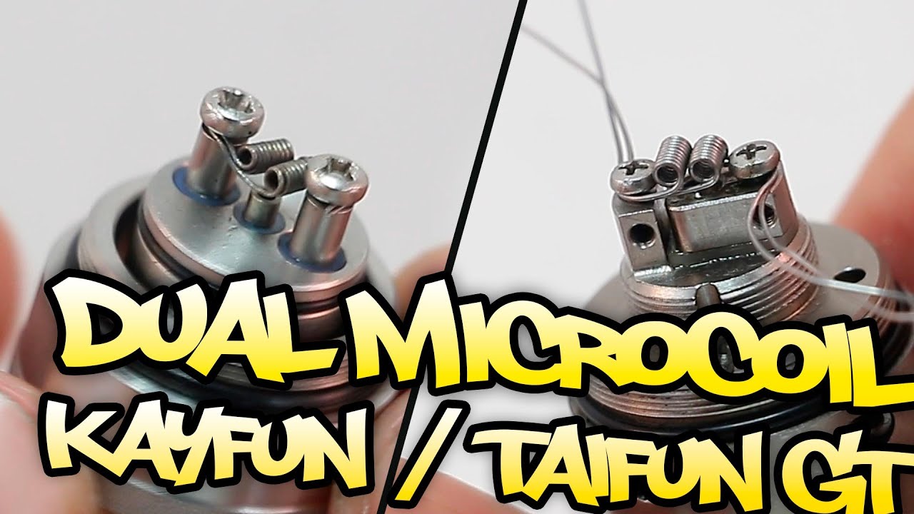 Dual Microcoil en Kayfun / Taifun GT - tutorial - YouTube