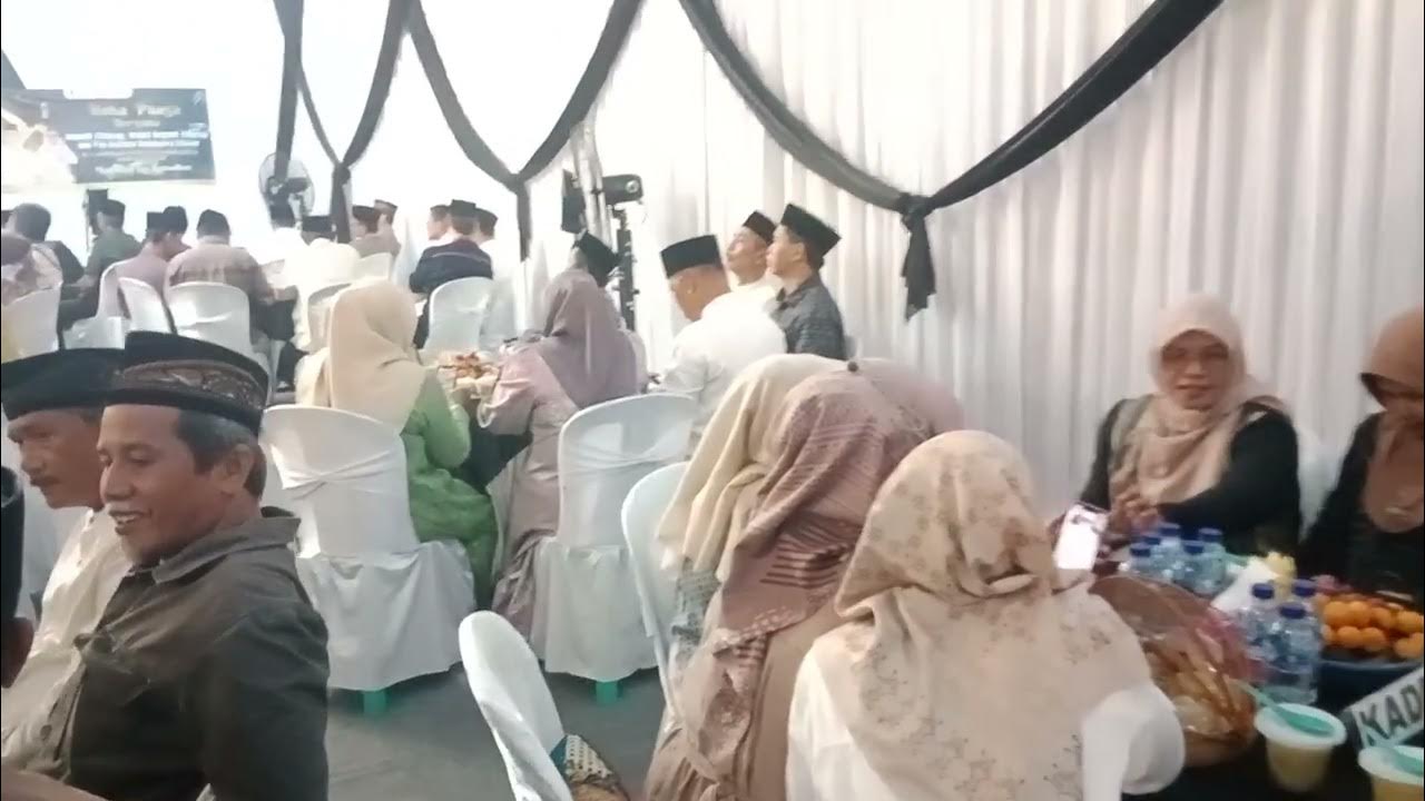 Bupati Cilacap Dr H Syamsul Aulia Rahman S. STP. M. Si Buka bersama di Kediaman Rumah H.Sawon ...